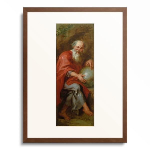 P.P.Rubens / Democritus/Rubens, Peter Paul 1577-1640."Democritus, the laughing Philosopher"1636/38. (Democritus, Greek p...