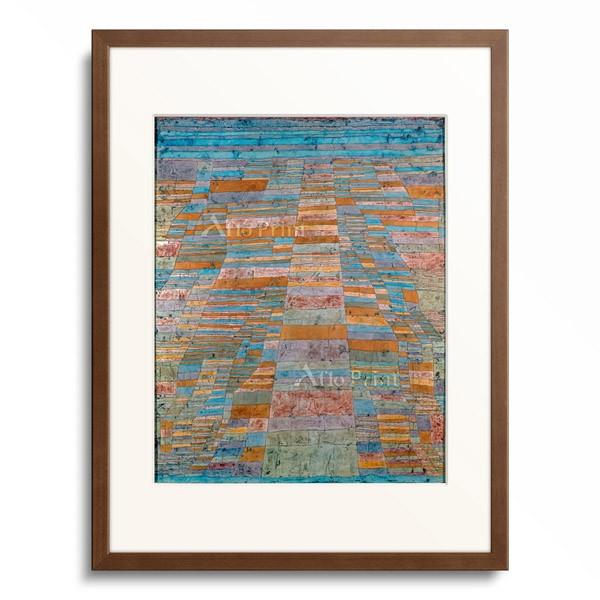 Klee, Paul,1879-1940,German artist.“Haupt - und Nebenwege”, (Highways - and Byways), 1929.Oil on canvas, 83 × 67 cm.Colo...
