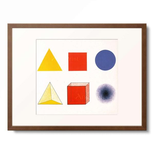 The Three Primary Colours / W. Kandinsky / Lithograph c.1919 Wassily Kandinsky. 1866-1944,Russian painter./1866-1944./"U...