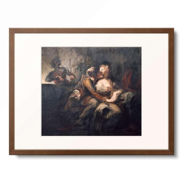 Fuseli (or Fussli), Henry (or Johann Heinrich). 1741-1825."Paolo Malatesta and Francesca da Polenta, caught by by Gianci...