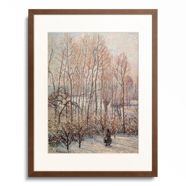 フランスの画家ジャンル： 印象派所蔵： ボストン美術館Camille Pissarro, Mattina di neve e sole, Eragny-sur-Epte, 1895, Museum of fine arts, BostonI...