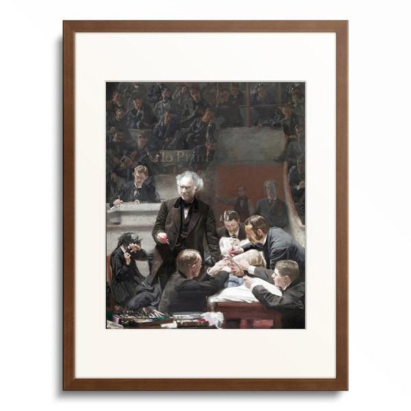 Medizin:Operation."The Gross Clinic".(Portrat von Dr. Samuel David Gross in seiner Klinik am Jefferson Medical College)....
