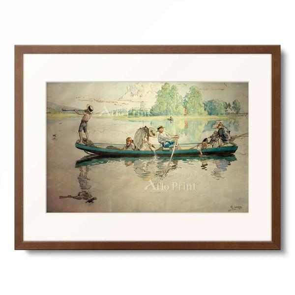 Larsson, Carl 1853-1919."Vikings in Dalarna", 1900.(The artist's children fr. l., Pontus, Brita, Lisbeth, Ulf, Kersti an...