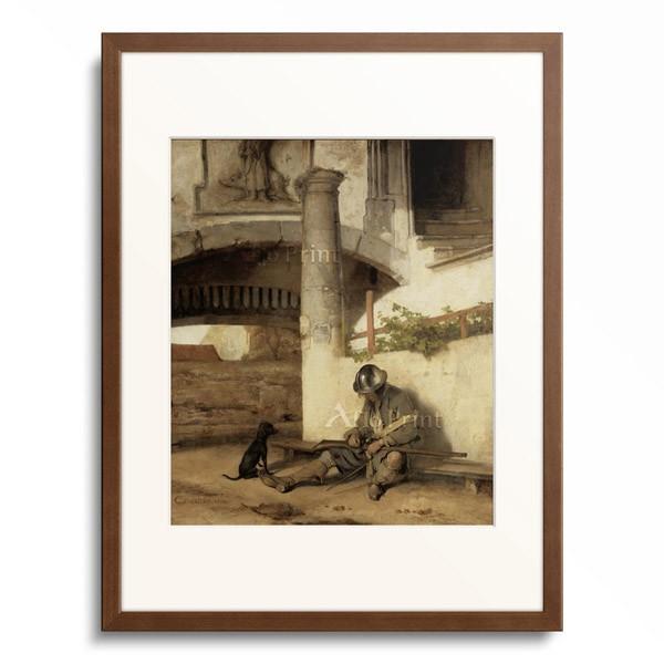 Fabritius, Carel 1622-1654."Die Torwache", 1654.Ol auf Leinwand, 68 × 58 cm.Schwerin, Staatliches Museum.