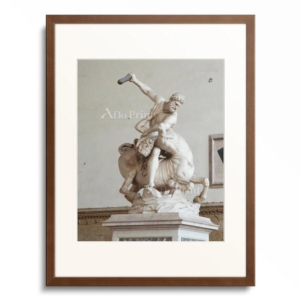 Giovanni da Bologna, auch Giambologna,eigenlt. Jean de Boulogne. 1529-1608."Herkules im Kampf mit dem Kentauren Nessus",...