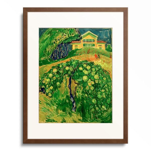 ノルウェーの画家ジャンル: 象徴主義　表現主義所蔵: ムンク美術館Munch, Edvard 1863-1944."Apfelbaum im Garten", 1932-42.(Villa des Kunstlers auf Gut Eke...