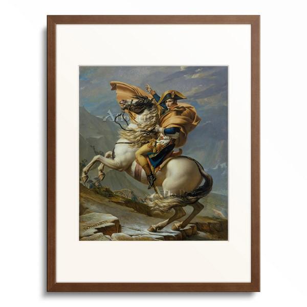 Napoleon I Bonaparte.emperor of the French (1804-15); 1769-1821.- "Napoleon Bonaparte crosses the Alps over St. Bernhard...