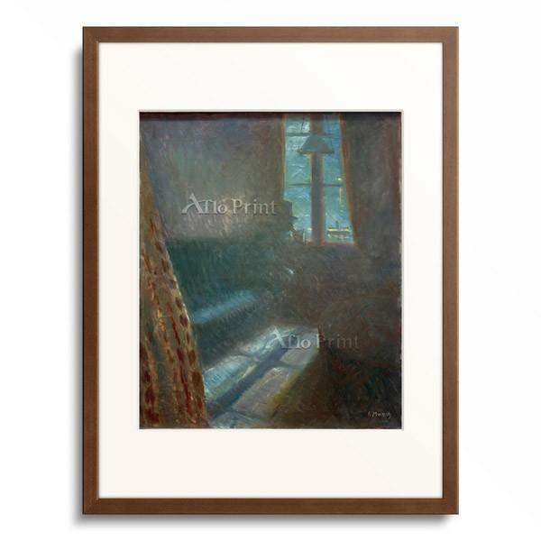 Munch, Edvard 1863-1944."Night in St. Cloud", 1890.Oil on canvas, 64.5 × 54cm.Inv. NG.M. 01111Oslo, Nasjonalgalleriet.