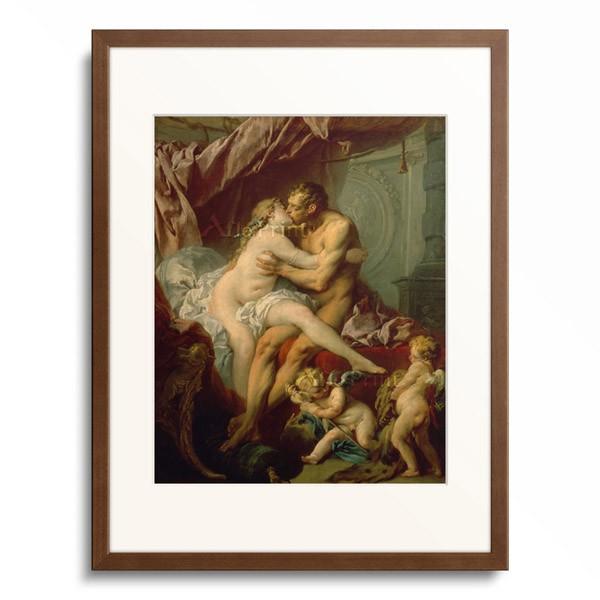 Boucher, Francois 1703-1770."Hercules and Omphale".Painting.Moscow, Pushkin Museum.
