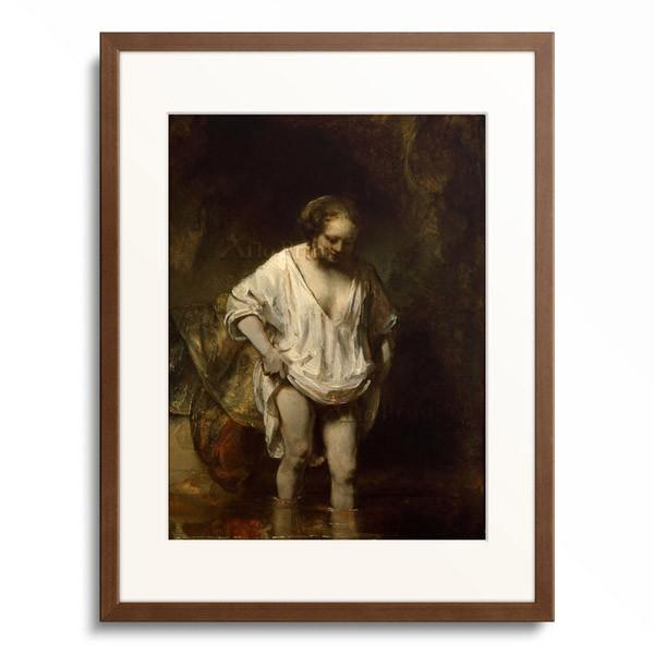 オランダの画家ジャンル:  バロックRembrandt, Harmensz van Rijn 1606-1669."Badendes M{dchen" (Studie nach Hendrickje Stoffels), 1654.￥l a...