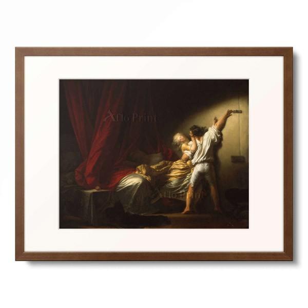 Fragonard, Jean-Honore 1732-1806."Le verrou" (The Bolt), c. 1777.Oil on canvas, 73 × 93cm.Paris, Musee du Louvre.