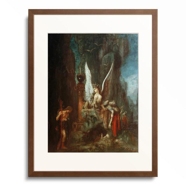 Moreau, Gustave 1826-1898."Oedipe voyageur ou L'egalite devant la mort" (Oedipus the Traveller or Equality before Death)...