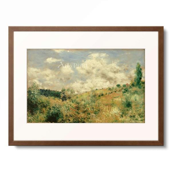 Renoir, Auguste 1841-1919."Grand vent. Le coup de vent." (Strong wind. The gust of wind), c. 1872.Oil on canvas, 52 × 82...