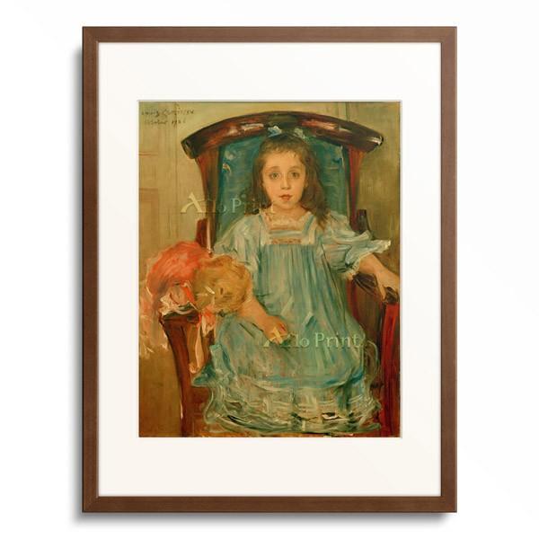 Corinth, Lovis,German painter, 1858 - 1925. "Portrait of Sophie Cassirer", 1906. (Sophie Cassirer, daughter of the publi...