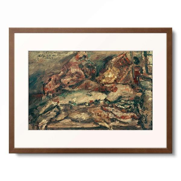 Corinth, Lovis1858-1925,German painter."Viktualien bei Hiller in Berlin" (Victuals at Hiller's in Berlin), 1923.(Meat an...