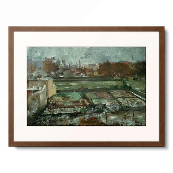 Corinth, Lovis 1858-1925."View from the Studio", 1891.(View from Corinth'd studio in Giselastrase 7 in Schwabing).Oil on...