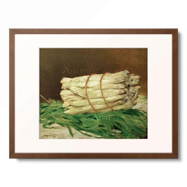 Manet, Edouard 1832-1883."Botte d'asperges" (Asparagus still-life)1880.Oil on canvas, 46 × 55cm.Cologne, Wallraf-Richart...