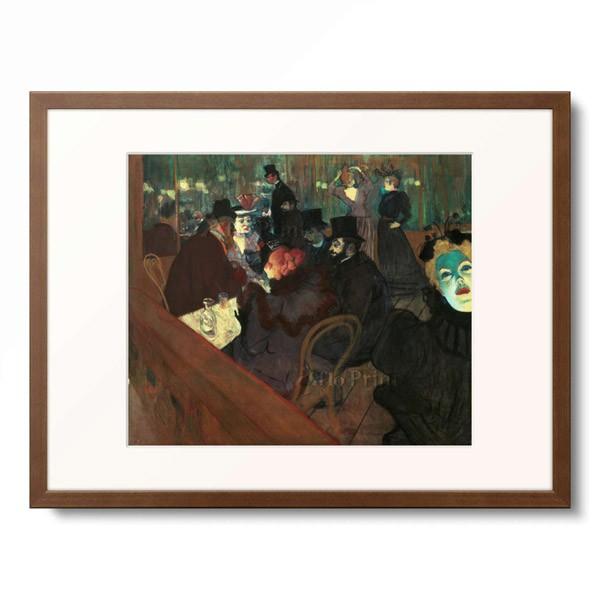 Toulouse-Lautrec, Henri de 1864-1901."Im Moulin Rouge", 1892.(Um den Tisch der Fotograf Sescau, Edouard Dujardin, Mauric...