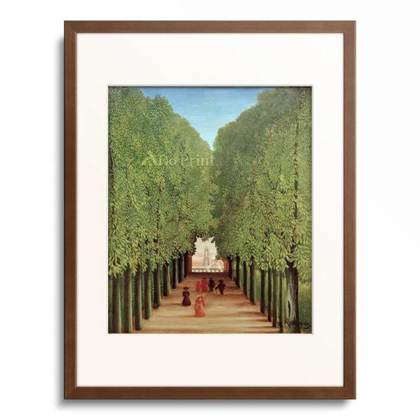 Rousseau, Henri 1844-1910."L'Allee au parc a Saint-Cloud" (The Allee in Parc a Saint-Cloud),c. 1908.Oil on canvas, 46.2 ...