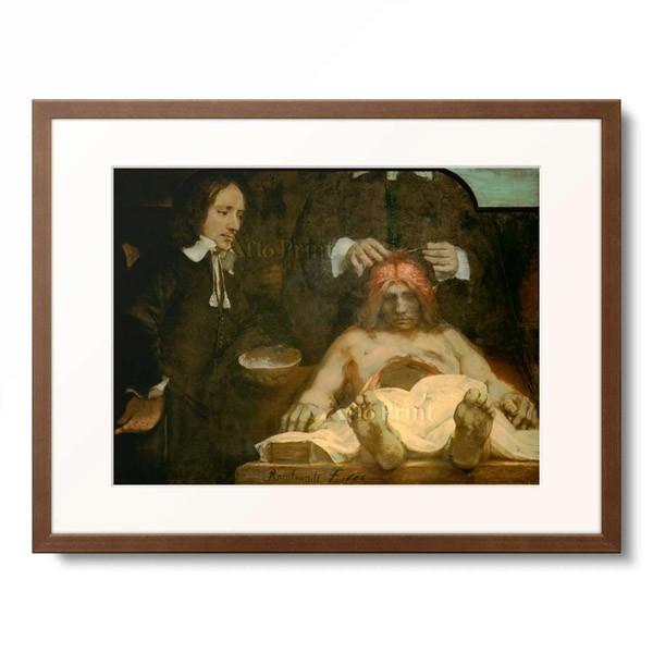 オランダの画家ジャンル:  バロックRembrandt, Harmenszoon van Rijn 1606-1669."The Anatomy Lesson of Dr. Johan Deijman", 1656.Fragment.(Dr...