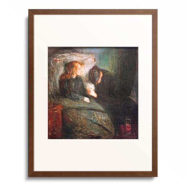 ノルウェーの画家ジャンル: 象徴主義　表現主義Munch, Edvard 1863-1944."The Sick Child", 1896.Oil on canvas, 121.5 × 118.5cm.Inv. GKM 975Gotebor...