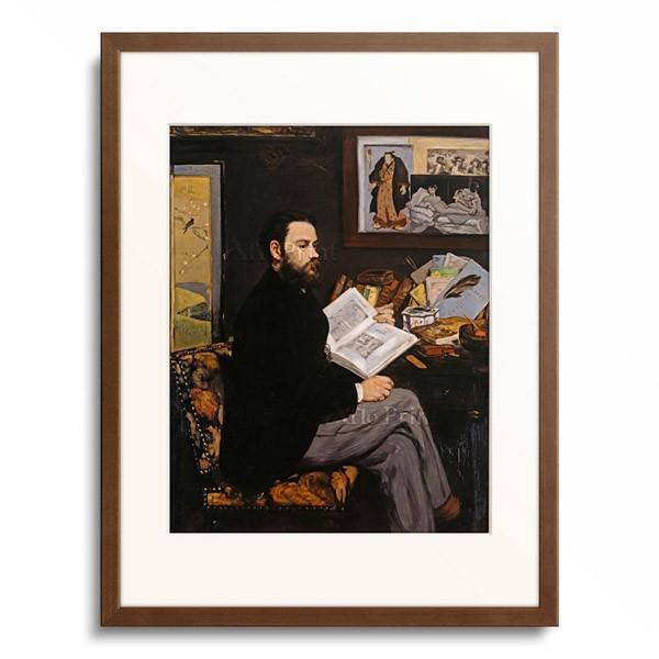 Zola, Emile, French author.Paris 2.4.1840-29.9.1902."Emile Zola".Painting, 1868, by Edouard Manet(1832-1883).Oil on canv...