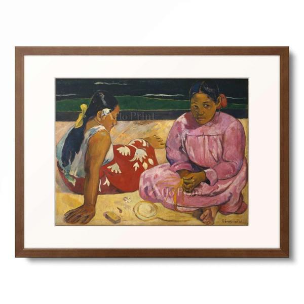 フランスの画家 ジャンル:  ポスト印象派Gauguin, Paul 1848-1903."Women in Tahiti" (Two Tahitian women at the beach-Women at the beach), 189...