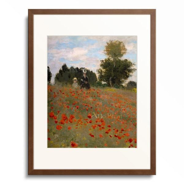 フランスの画家ジャンル: 印象派 Monet, Claude 1840-1926."Les Coquelicots-Argenteuil" (Poppy filed at Argenteuil), 1873.Detail.Oil on ca...