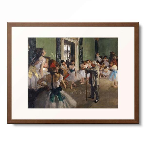 Degas, Edgar 1834-1917."La classe de danse" (The dance class),begun 1873, completed 1875/76.Detail.Oil on canvas, 85-75c...