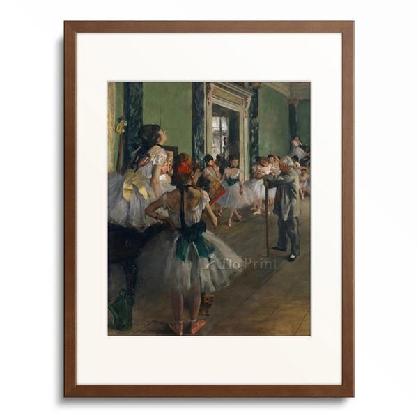 Degas, Edgar 1834-1917."La classe de danse" (The dance class),begun 1873, completed 1875/76.Detail.Oil on canvas, 85-75c...
