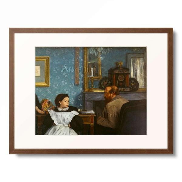 Degas, Edgar, 1834-1917."La famille Bellelli" (The Bellelli family), c. 1858/60.Detail: Senator Gennaro Bellelli,1812-75...