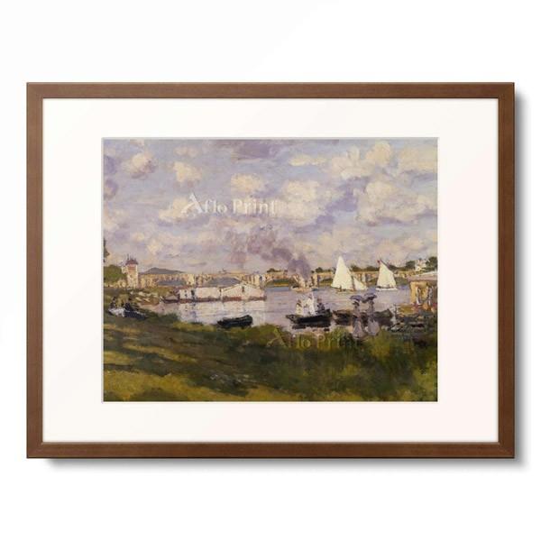 フランスの画家ジャンル: 印象派 Monet, Claude 1840-1926."Le bassin d'Argenteuil", c. 1872.Detail.Oil on canvas, 60-80,5 cm.R.F. 2010Par...