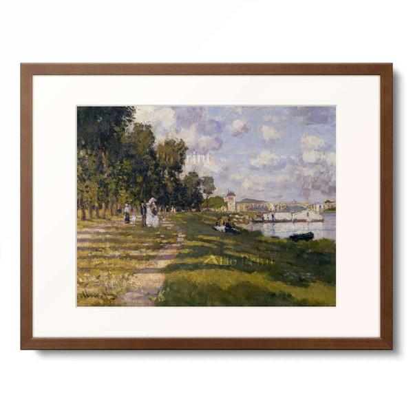 フランスの画家ジャンル: 印象派 Monet, Claude 1840-1926."Le bassin d'Argenteuil", c. 1872.Detail.Oil on canvas, 60-80,5 cm.R.F. 2010Par...