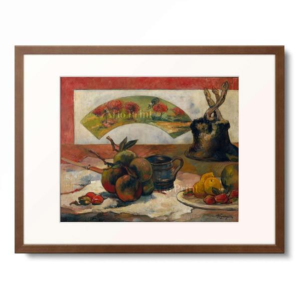 フランスの画家 ジャンル:  ポスト印象派Gauguin, Paul.French painter, 1848-1903.- "Nature morte-l'eventail" (Still Life with Fan), 1889. -O...