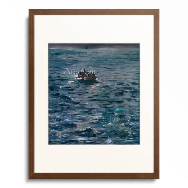 Rochefort, Henri, French political publicist, 1830-1913."Henri Rochefort's flight".(Rochefort fleeing on 19/20 March 187...