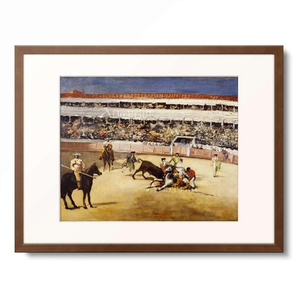 Manet, Edouard 1832-1883."A Bullfight", 1865/66.Oil on canvas, 90-110 cm.Paris, Musee d'Orsay.