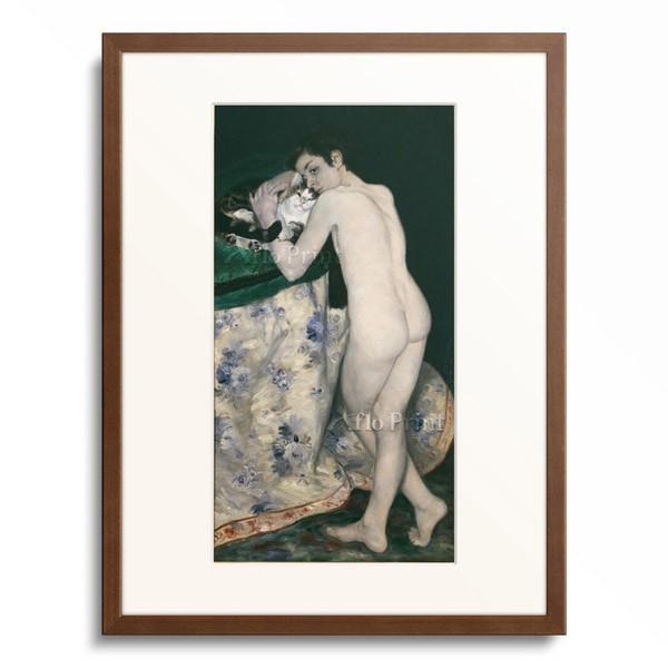 Renoir, Auguste 1841-1919."Le garcon au chat" (Nude boy with cat), 1868.Oil on canvas, 124-67cm.Paris, Musee d'Orsay.