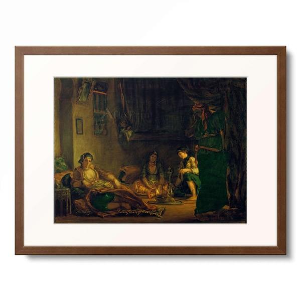 Delacroix, Eugene.French painter, 1798-1863."Femmes d'Alger dans leur interieur"(Women of Algiers in their Apartment), 1...