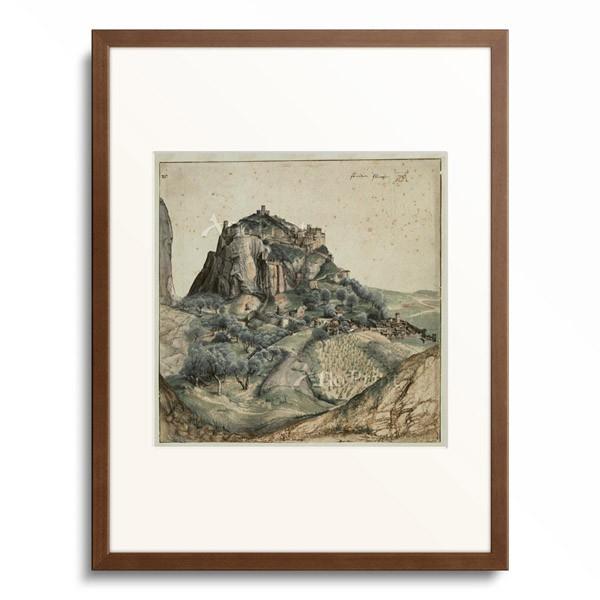 Durer, Albrecht, 1471-1528."Arco", 1495. Hand-signed: "fenedier klawsen"(Klause, d. i. Sperrfort, for Venetian "fenedier...