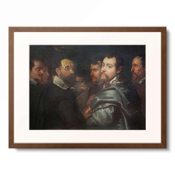 Rubens, Peter Paul Flemish painter,Siegen 28.6.1577 - Antwerp 30.5.1640."Self portrait / The Mantuan Circle of Friends",...