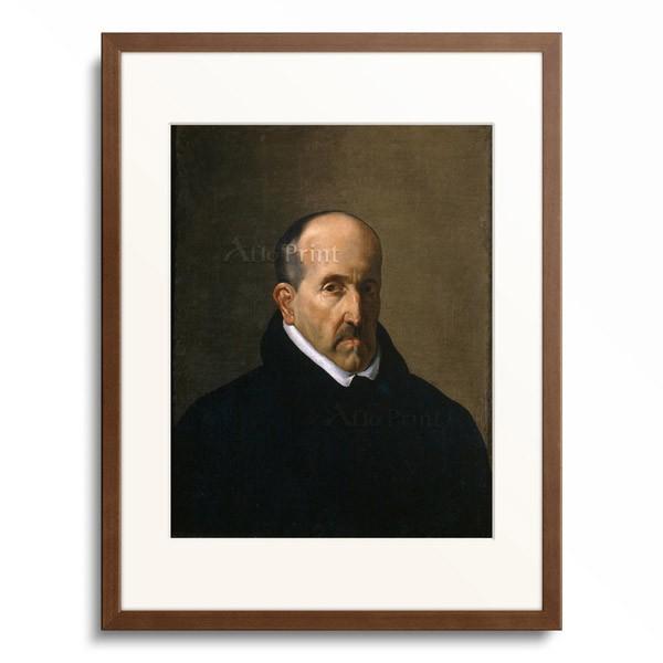 Luis de Gongora y Argote, Spanish poets.Cordoba 11.7.1561 - ibid. 23.5.1627."The poet Gongora y Argote".Workshop copy, c...