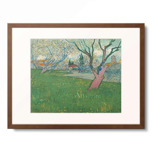 Gogh, Vincent van,1853-1890,Dutch painter."Flowering orchards, View of Arles", 1889.Oil on canvas, 50 x 65 cm.Amsterdam,...