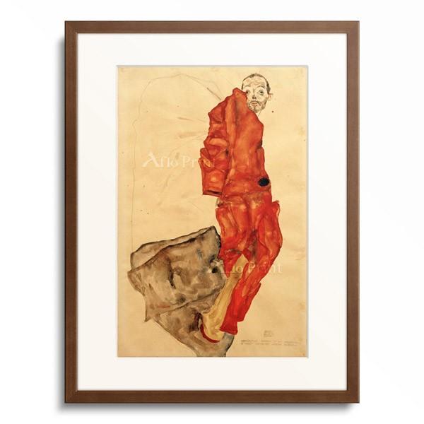 Egon Schiele, Austrian painter and draftsman.Tulln (retired) Danube 12.6.1890 - Hietzing b. Vienna 31.10.1918."To inhibi...