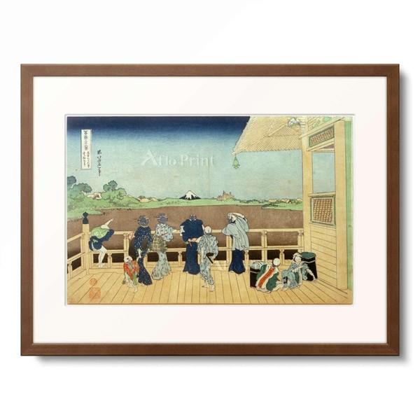 Hokusai, Katsushika,1760 - 1849,Japanese artist.Sazai Hall at the Temple of the Five Hundred Arhats (Gohyaku Rakanji Saz...