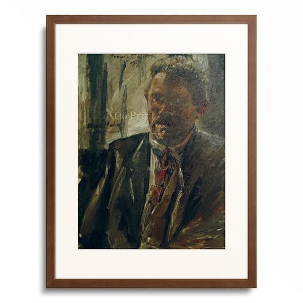 Max Halbe, Writer, Guttland near Gdansk 4 October 1865 -Neuotting (Oberbayern) 30.11.1944.- "Portrait Max Halbe". -Paint...