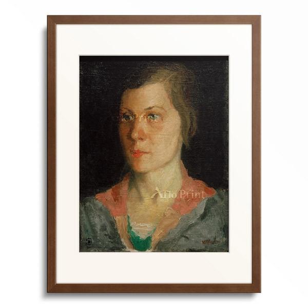 Kasimir Malewitsch, 1878-1935."Portrait of the Woman of the Artist", 1933.(Natalia Andreevna Mantchenko, from 1925 marri...