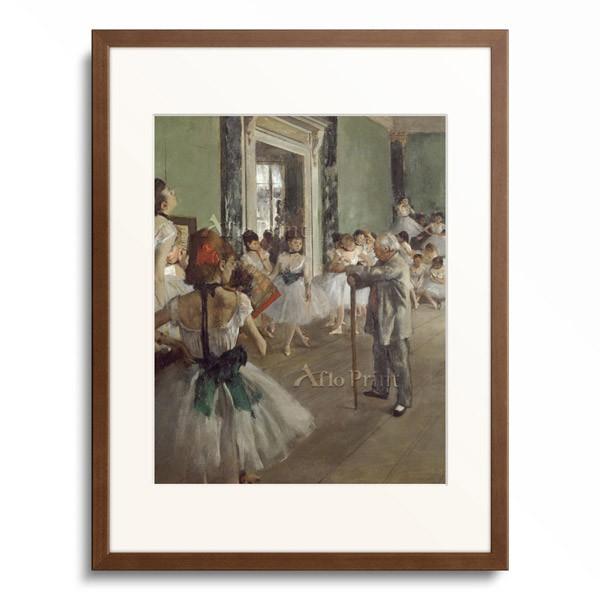 Degas, Edgar 1834-1917."La classe de danse" (The dance class),begun 1873, completed 1875/76.Detail.Oil on canvas, 85-75c...