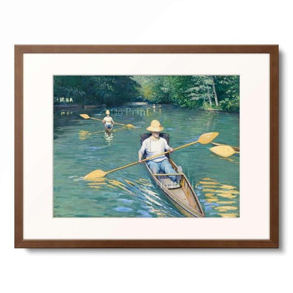 所蔵: ワシントン・ナショナル・ギャラリーGustave Caillebotte 1848-1894.Skiffs, 1877.Oil on canvas, 88.9 × 116.2 cm.Inv. Nr. 1985.64.6,Washin...