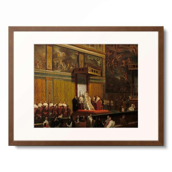 所蔵: ワシントン・ナショナル・ギャラリーJean-Auguste-Dominique Ingres 1780-1867.Pope Pius VII in the Sistine Chapel, 1814.Oil on canvas, 74...