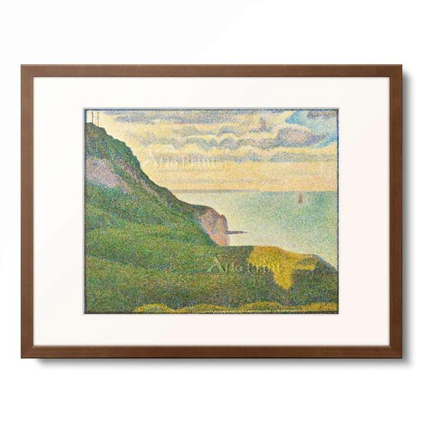 所蔵: ワシントン・ナショナル・ギャラリーGeorges Seurat 1859-1891.Seascape at Port-en-Bessin, Normandy, 1888.Oil on canvas, 65.1 × 80.9 cm.I...